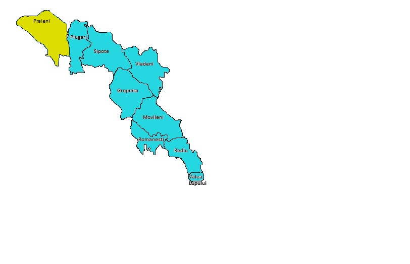 harta GAL 2 – GAL Regiunea Rediu-Prăjeni